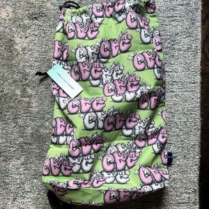 KAWS | Bags | Kaws Backpack Comes Des Garcons In Green | Poshmark